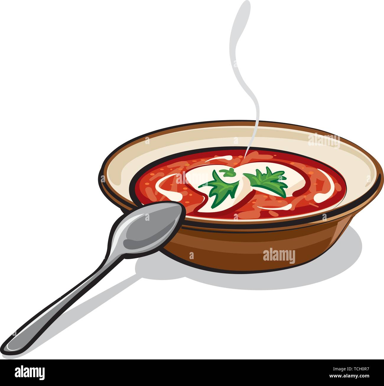 Ukrainian national dish vector vectors hi-res stock photography and ...