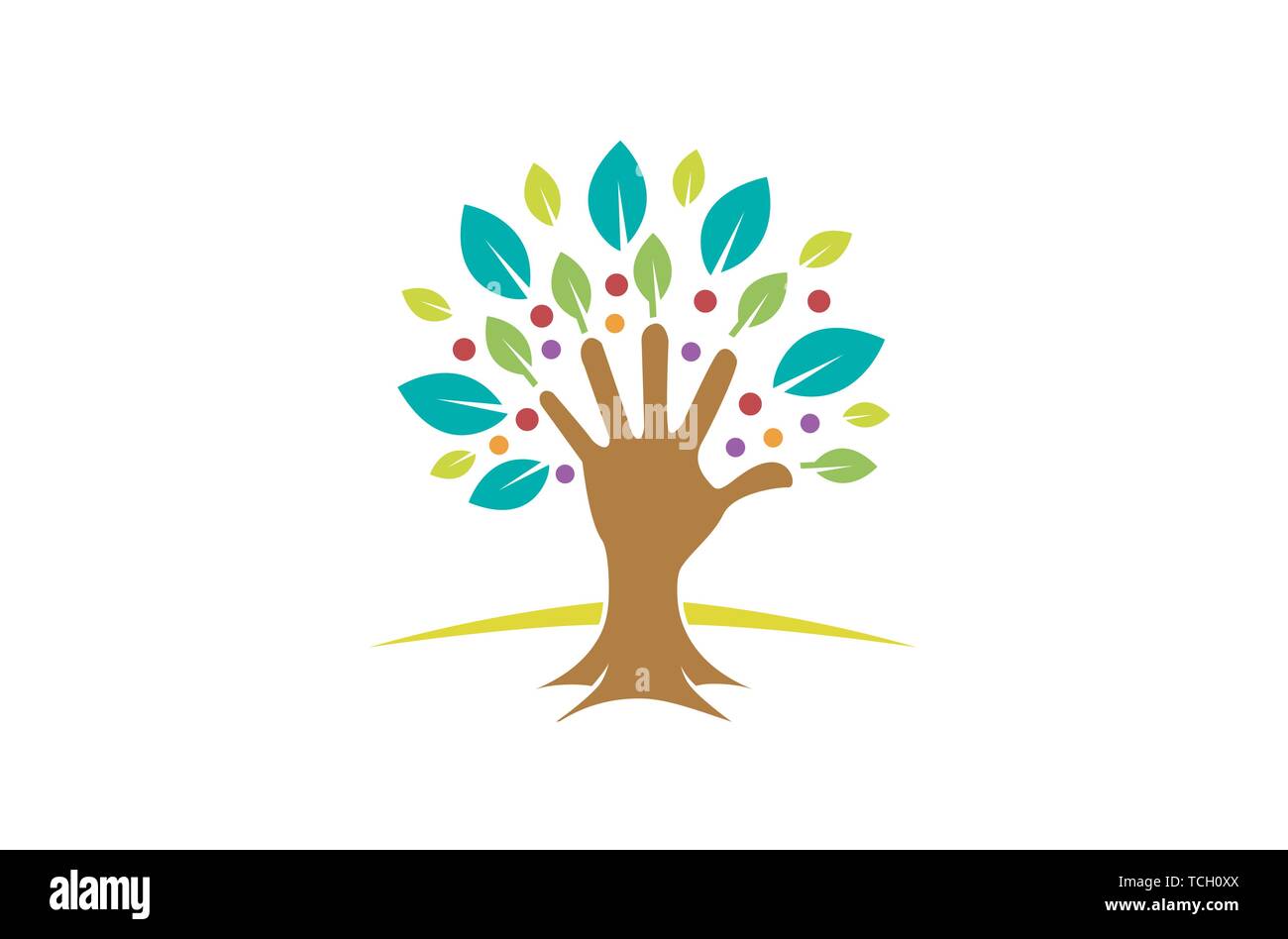 Tree In Hand Logo
