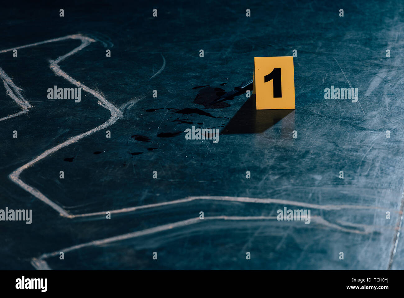 Evidence marker hi-res stock photography and images - Alamy