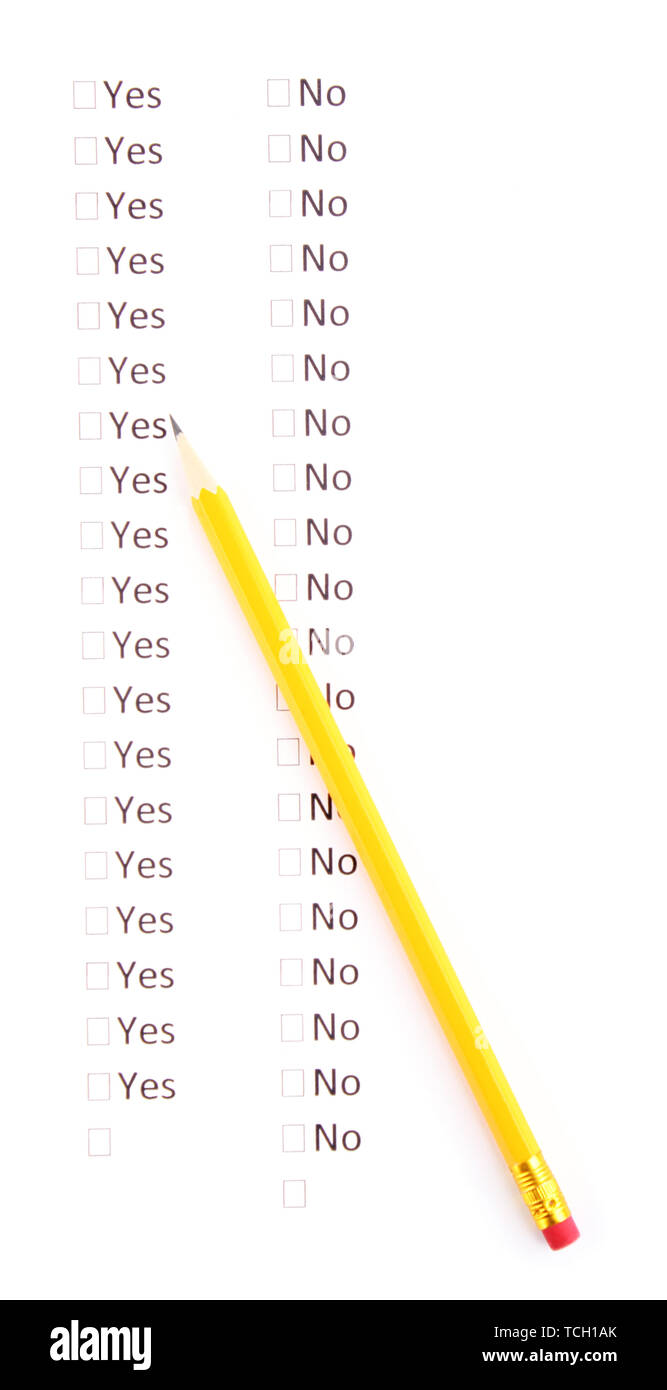 Pen tick close up Cut Out Stock Images & Pictures - Alamy