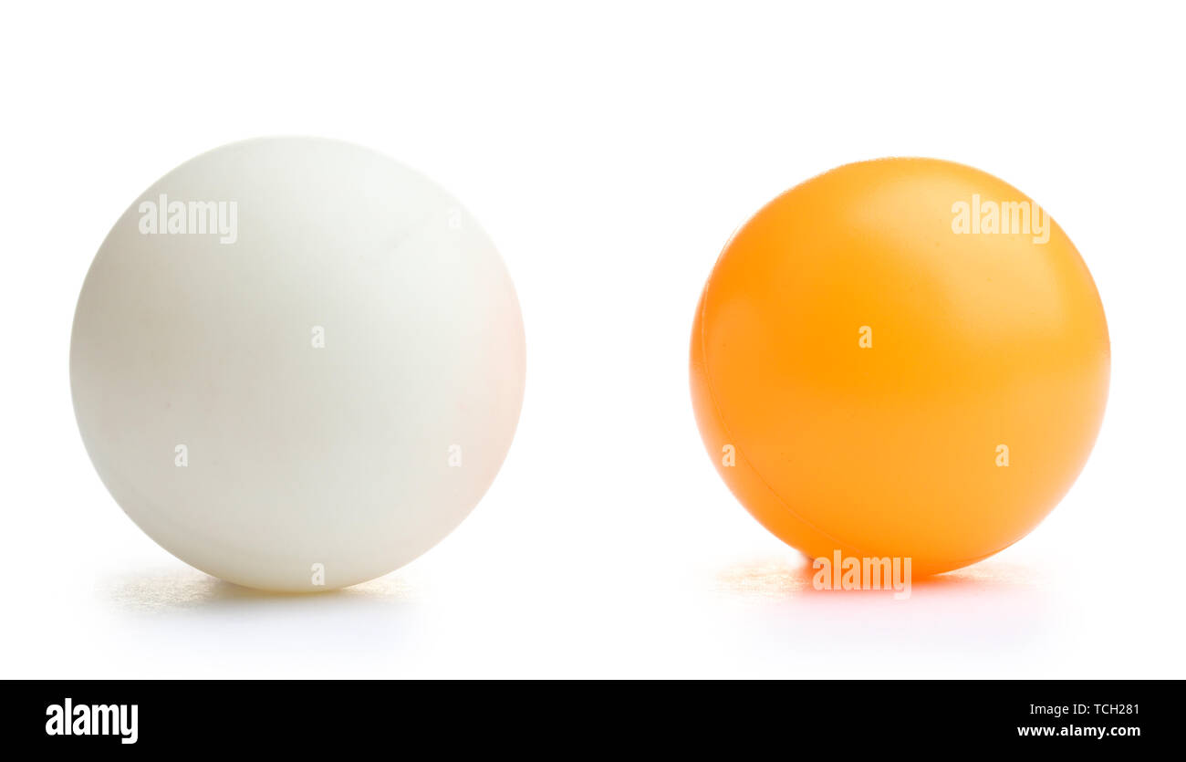 ping-pong ball isolated on white Stock Photo - Alamy