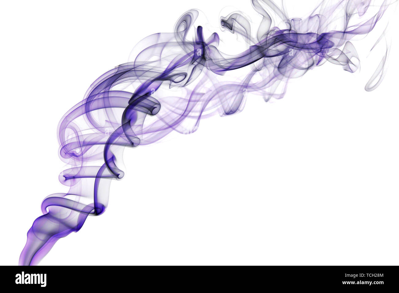 Abstract smoke isolated on white Stock Photo - Alamy