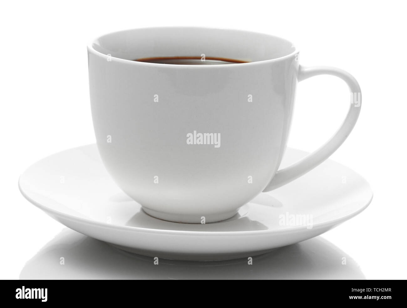 cup of coffee isolated on white Stock Photo - Alamy