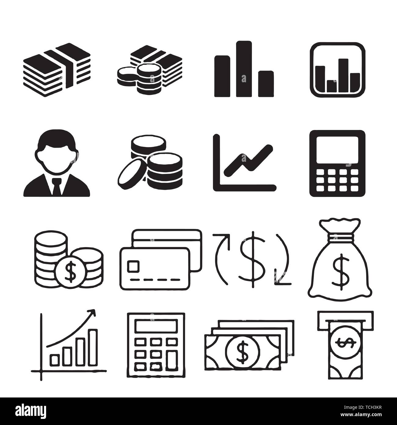 Money and payment icons. Cash, Wallet and Coins. Account cashback ...