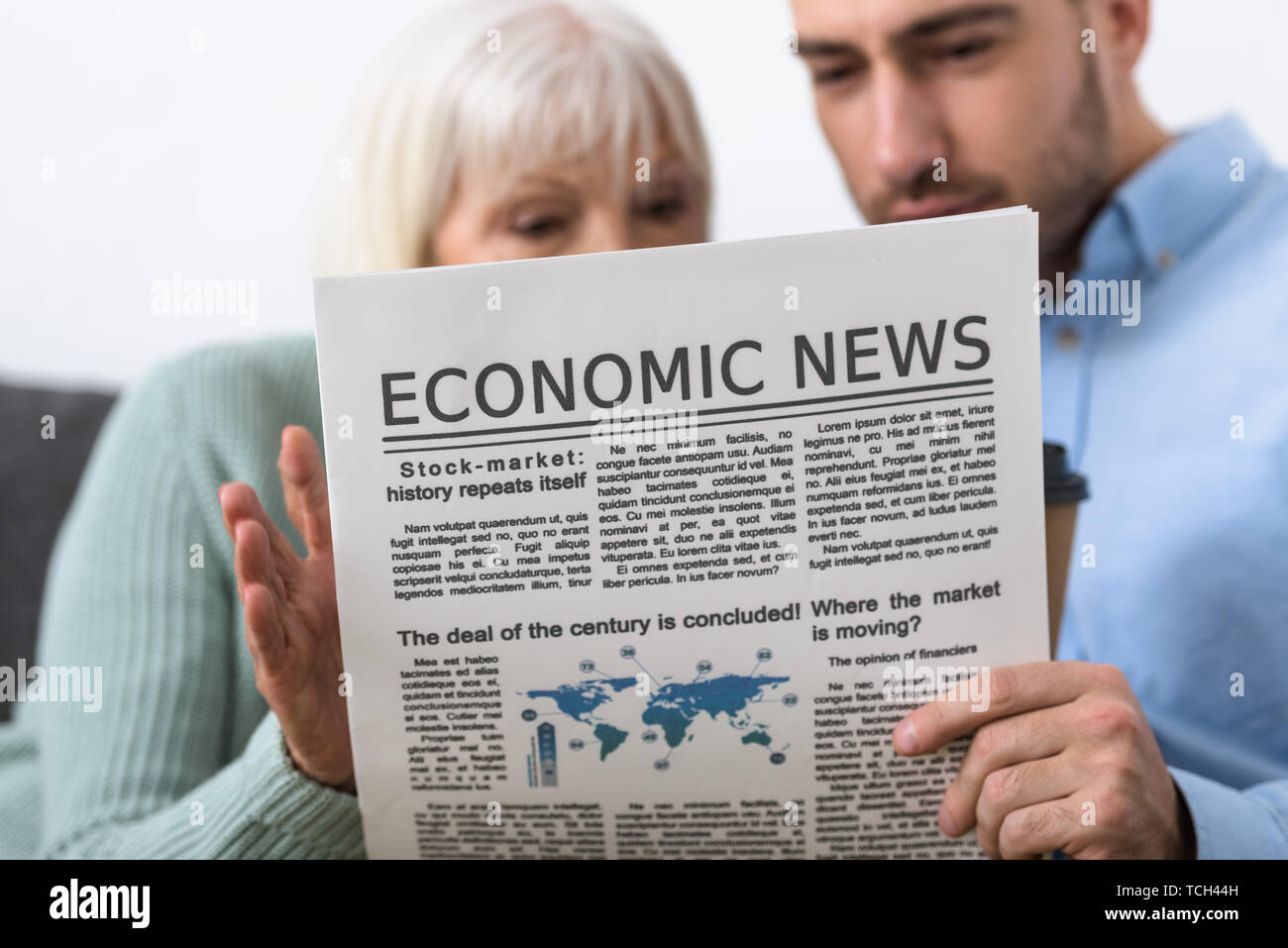 Two people signs reading hi-res stock photography and images - Alamy
