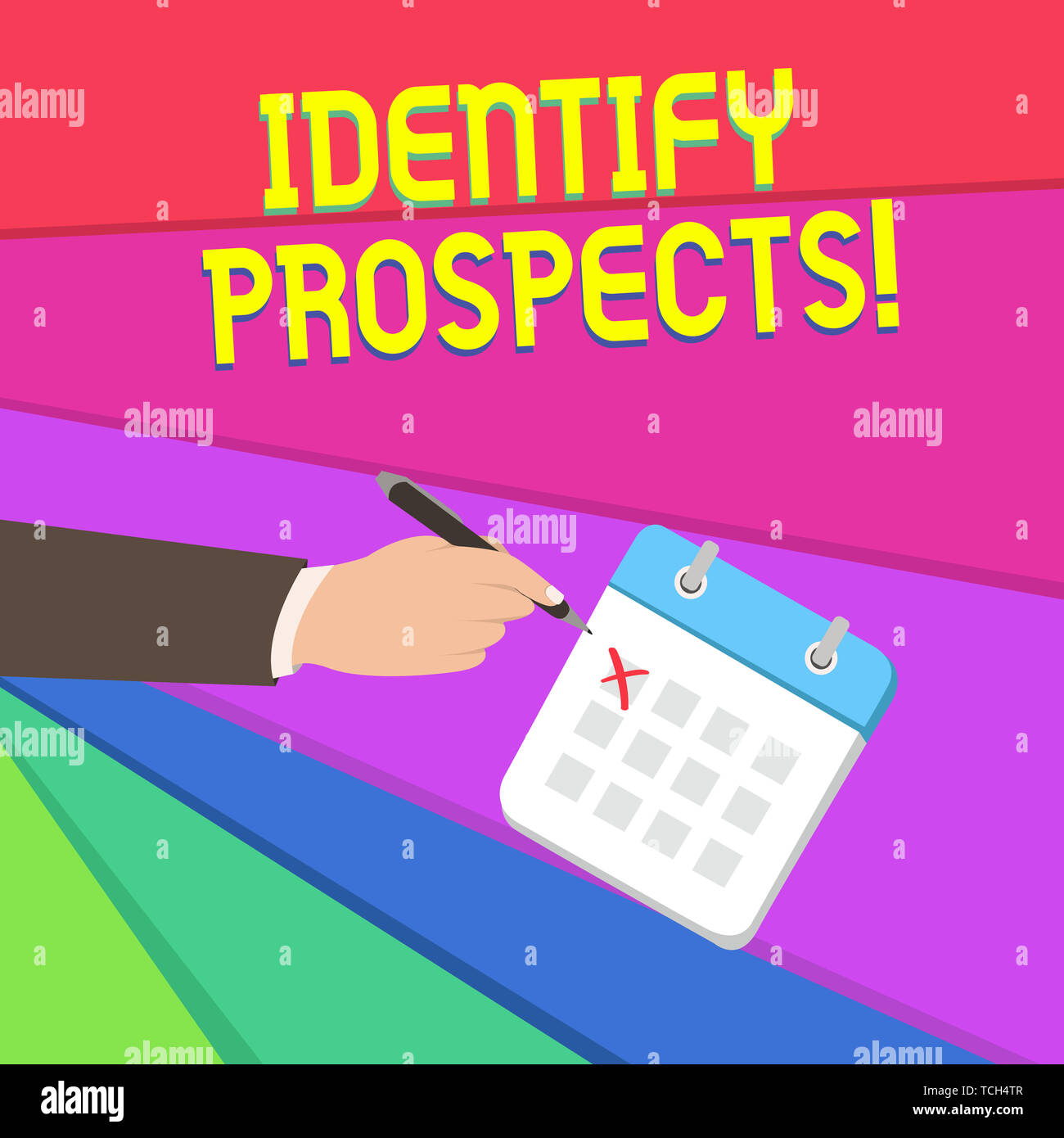 Handwriting Text Writing Identify Prospects Conceptual Photo Possible Client Ideal Customer