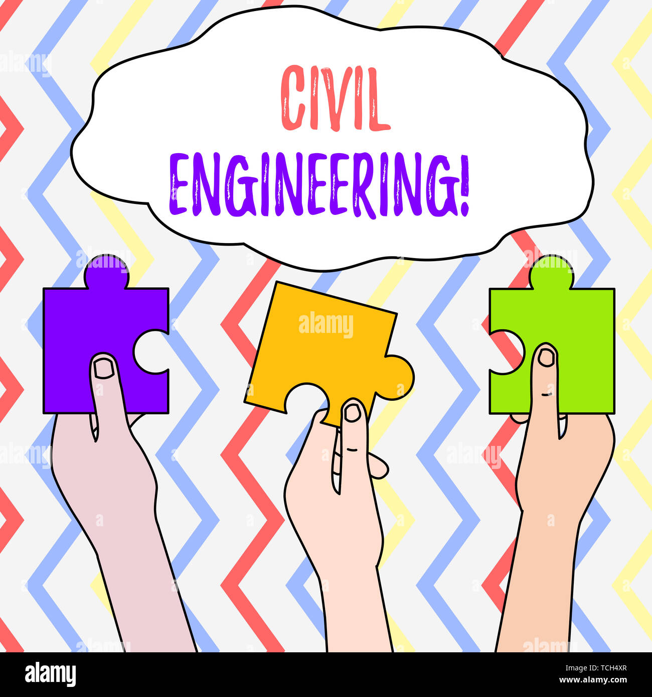 Handwriting text Civil Engineering. Conceptual photo Planning Design ...