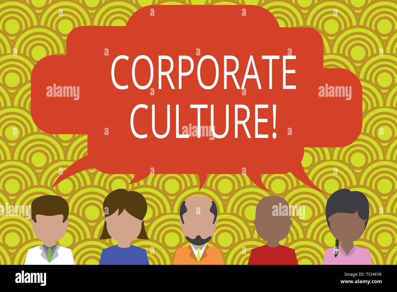 Conceptual hand writing showing Corporate Culture. Concept meaning ...