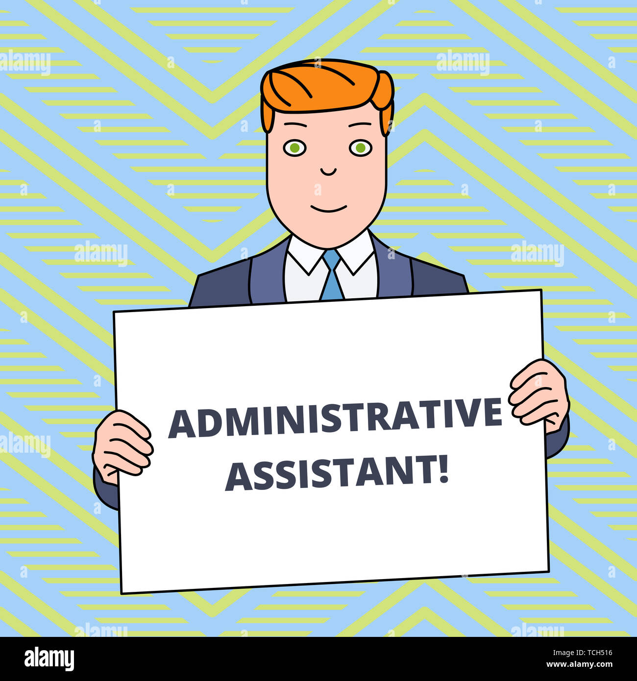 Text sign showing Administrative Assistant. Business photo showcasing ...