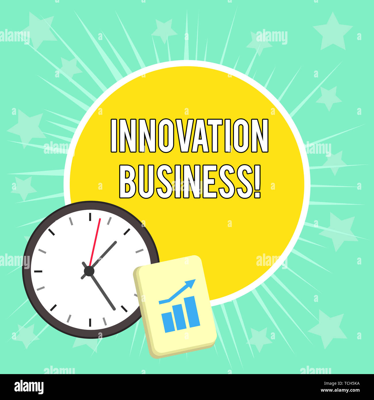 Writing note showing Innovation Business. Business concept for ...