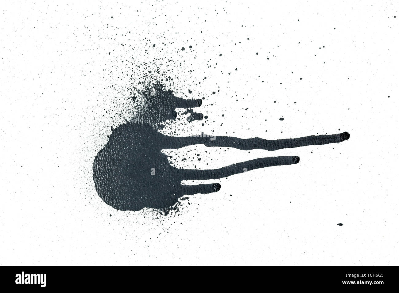 Black Spray paint Stock Photo - Alamy