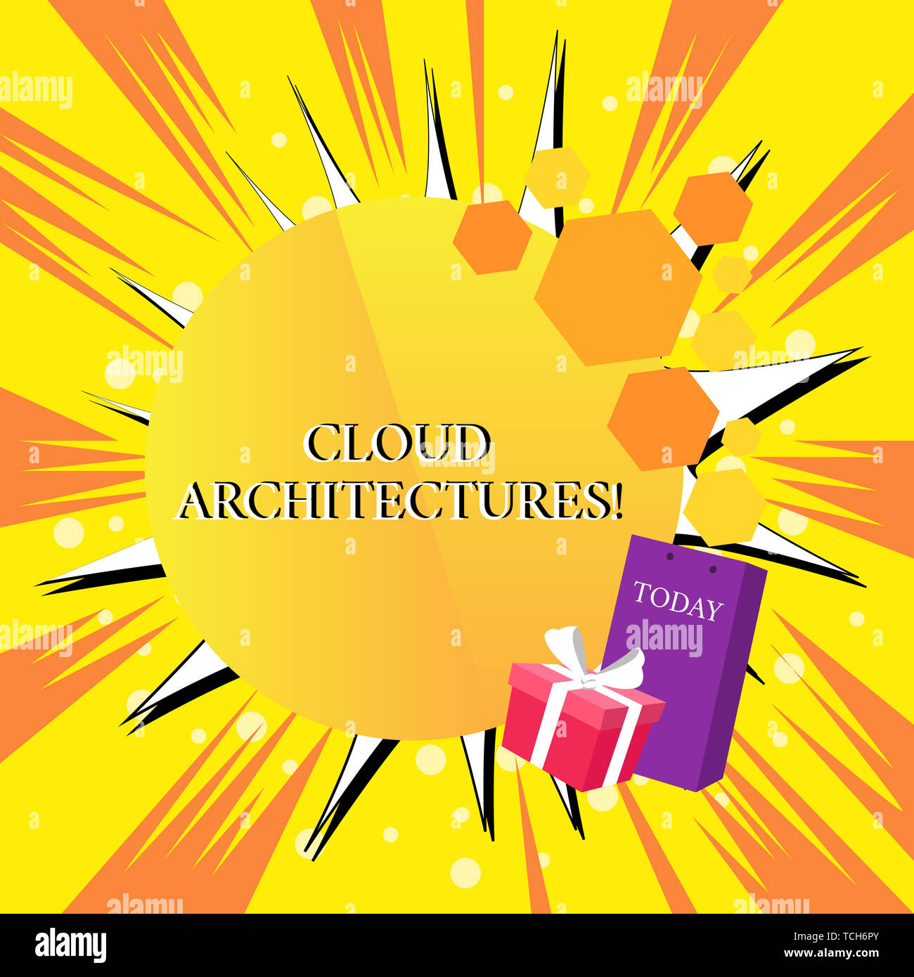 Handwriting text Cloud Architectures. Conceptual photo Various Engineered Databases Softwares ...