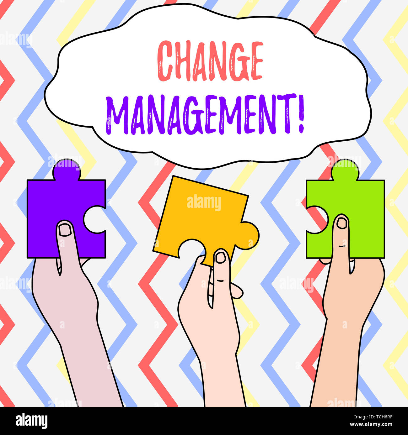 Handwriting text Change Management. Conceptual photo Replacement of ...