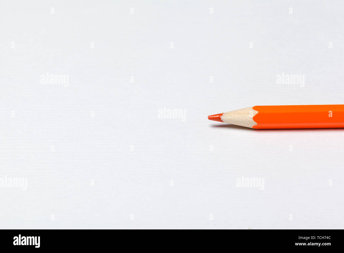 Wooden colorful ordinary pencils isolated on a white background Stock ...