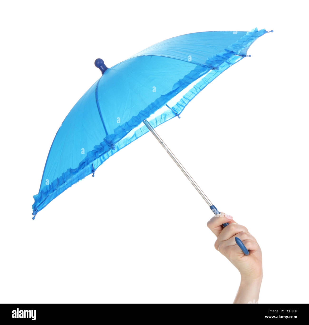 Umbrella hand parasol rainy Cut Out Stock Images & Pictures - Alamy