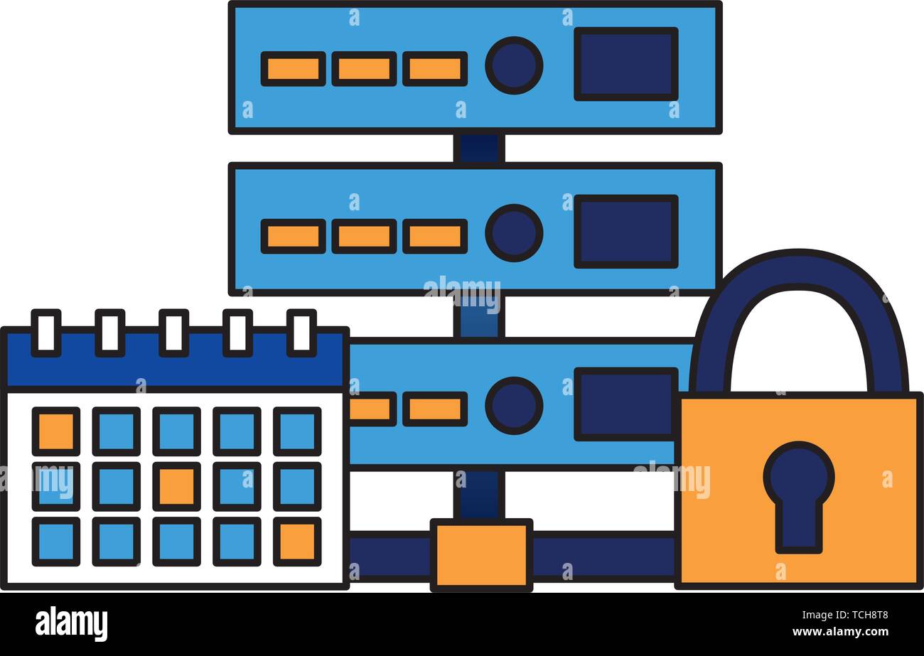 cyber security data Stock Vector Image & Art - Alamy