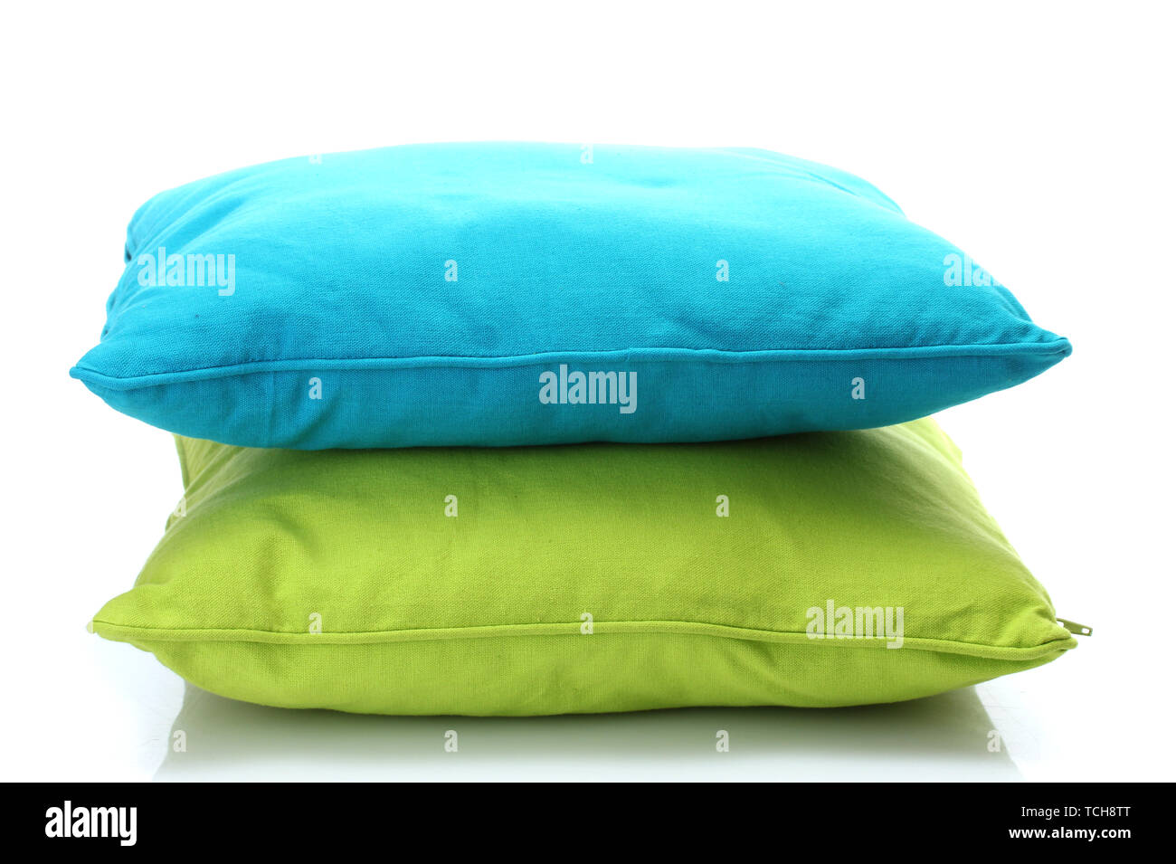 bright pillows isolated on white Stock Photo - Alamy