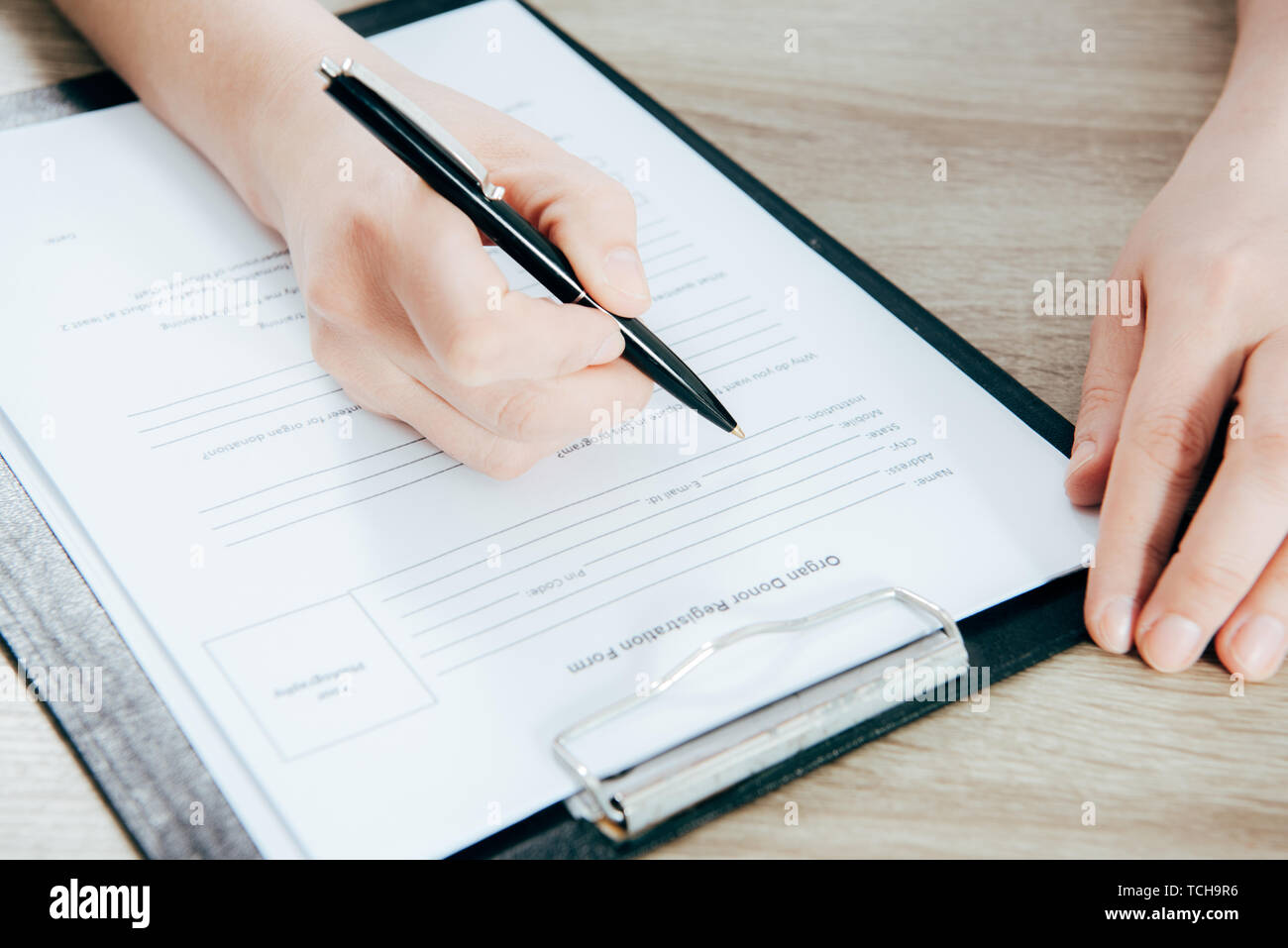 Donor registration hi-res stock photography and images - Alamy