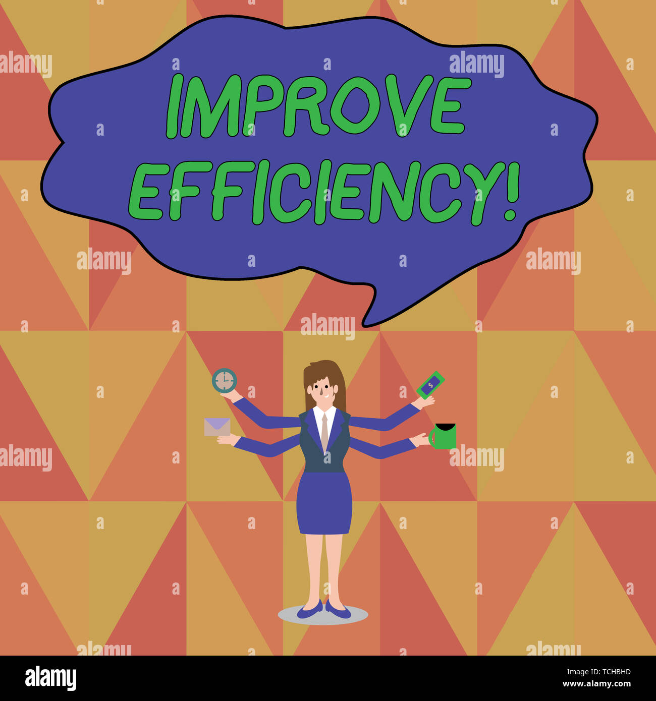 Word writing text Improve Efficiency. Business photo showcasing ...