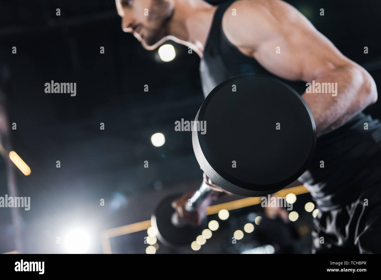 Strong man exercising hi-res stock photography and images - Alamy