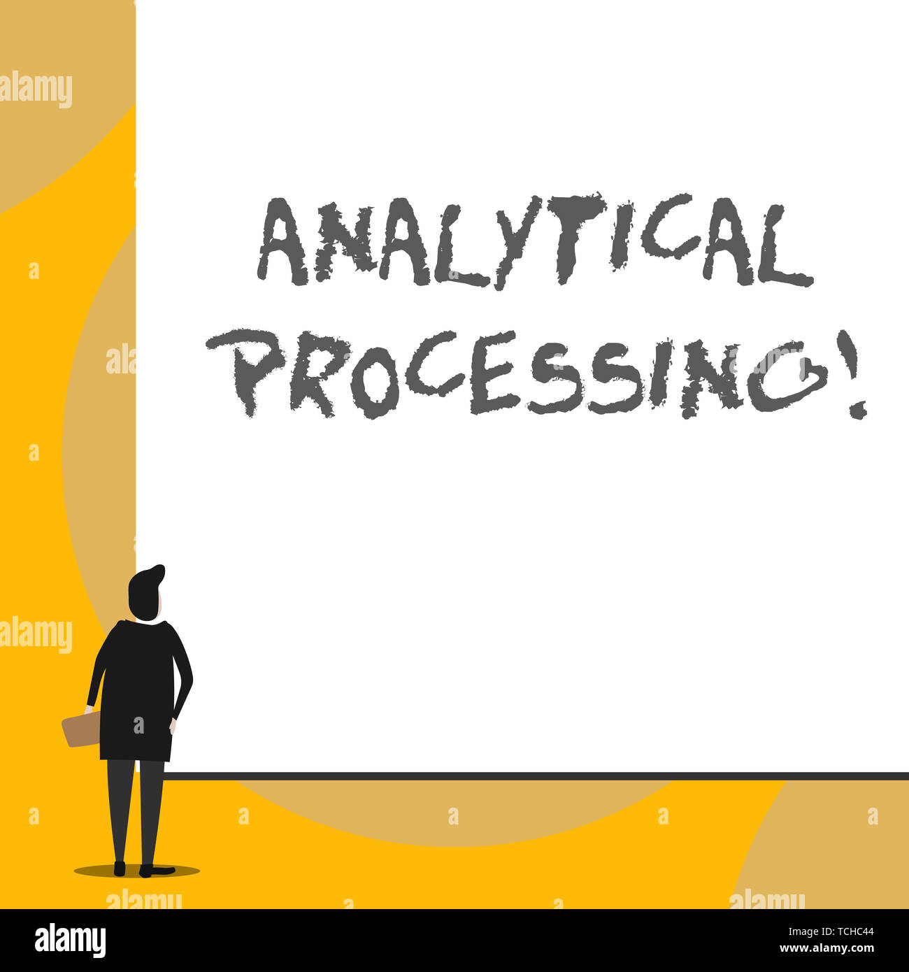 Conceptual Hand Writing Showing Analytical Processing Concept Meaning Easily View Write Reports