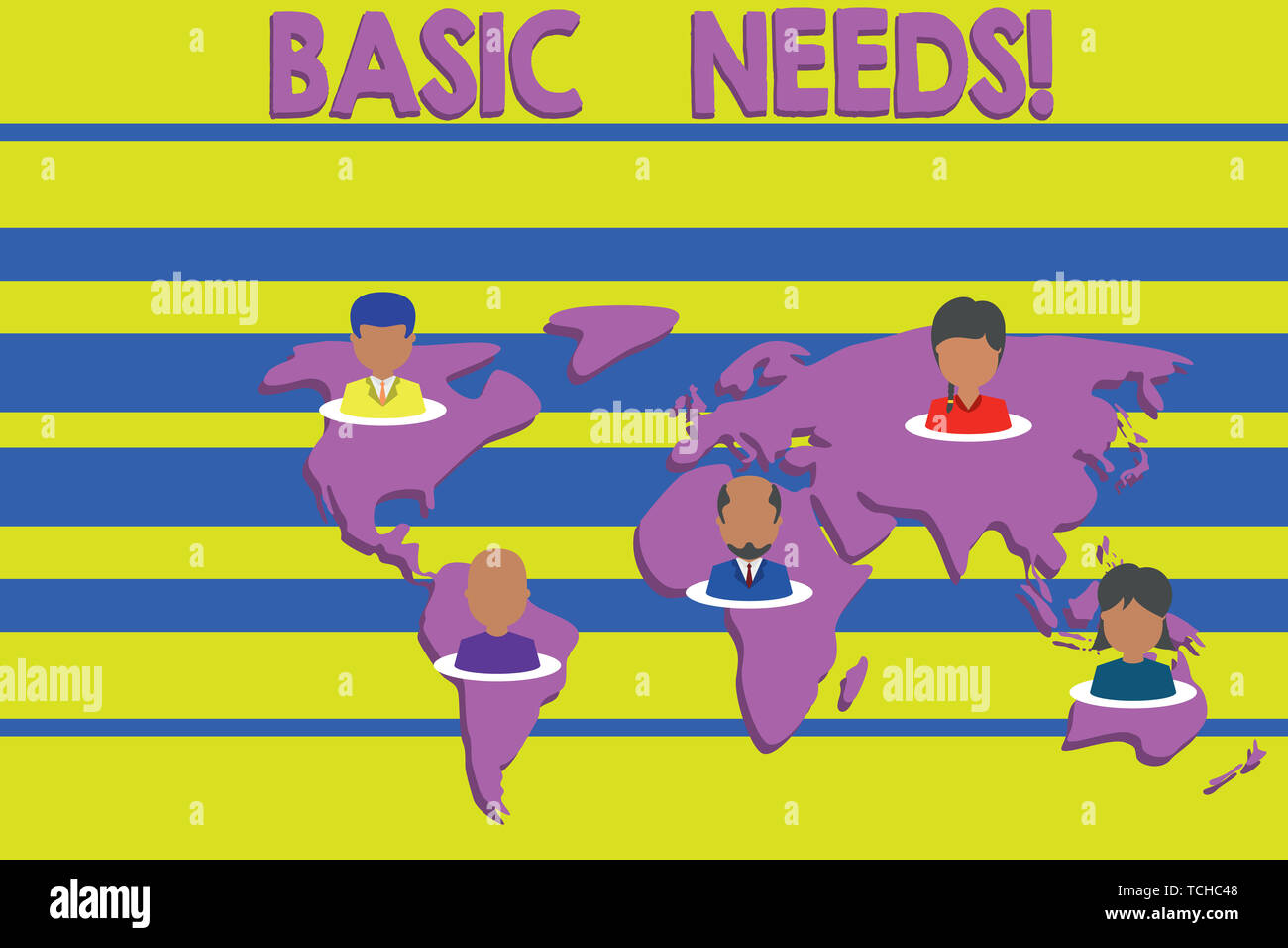 Conceptual hand writing showing Basic Needs. Concept meaning ...