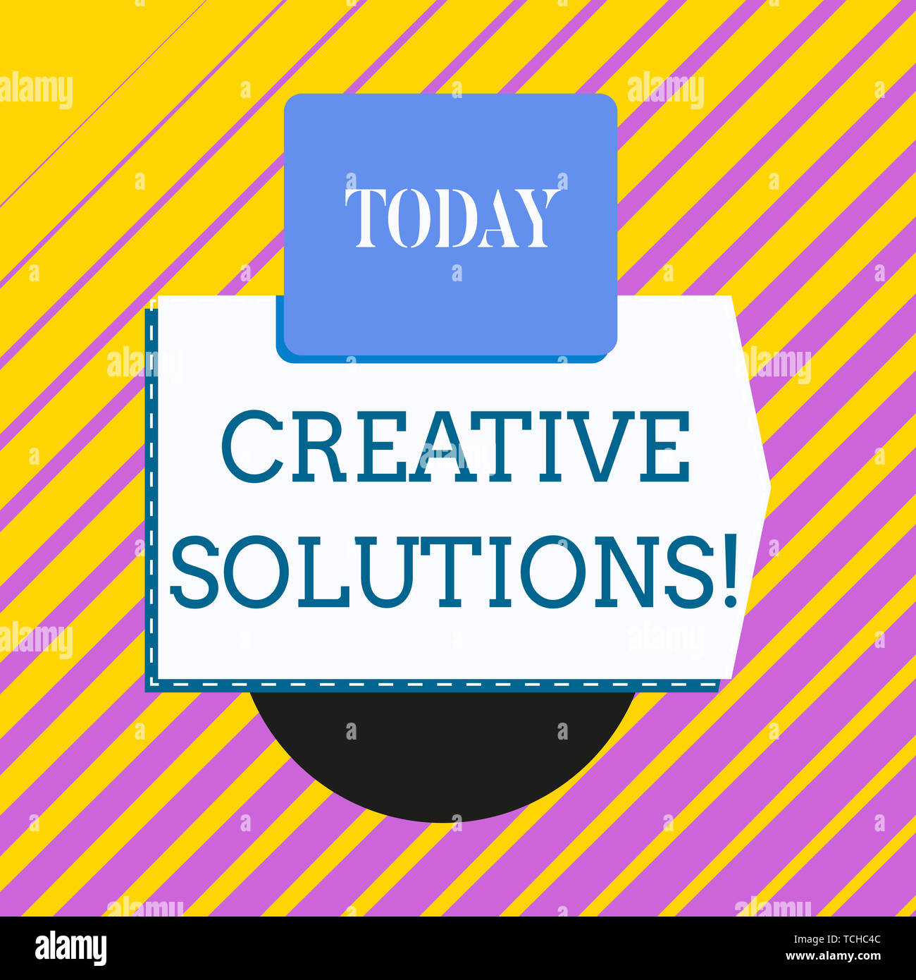 Conceptual hand writing showing Creative Solutions. Concept meaning ...