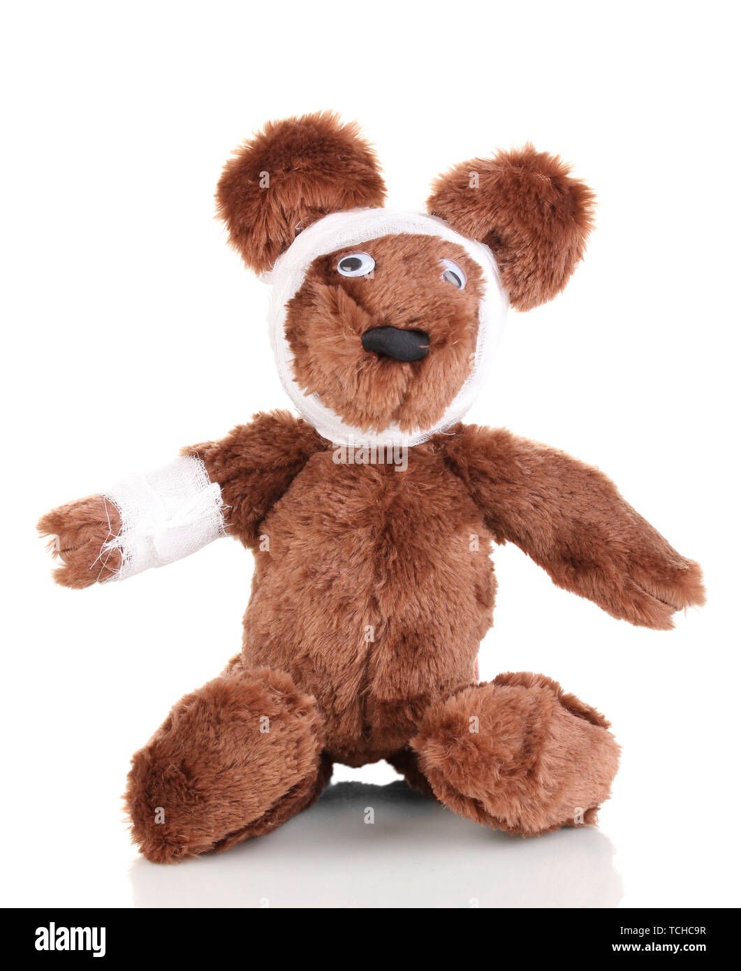 Teddy bear with bandage on head hi-res stock photography and images - Alamy