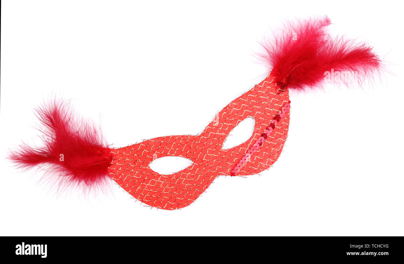 Color mask isolated on white Stock Photo - Alamy