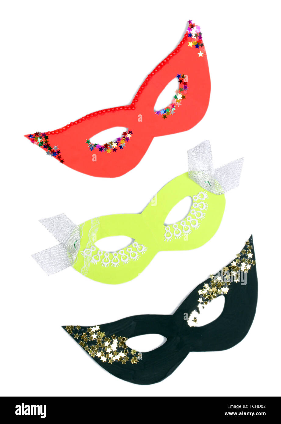 Color mask isolated on white Stock Photo - Alamy