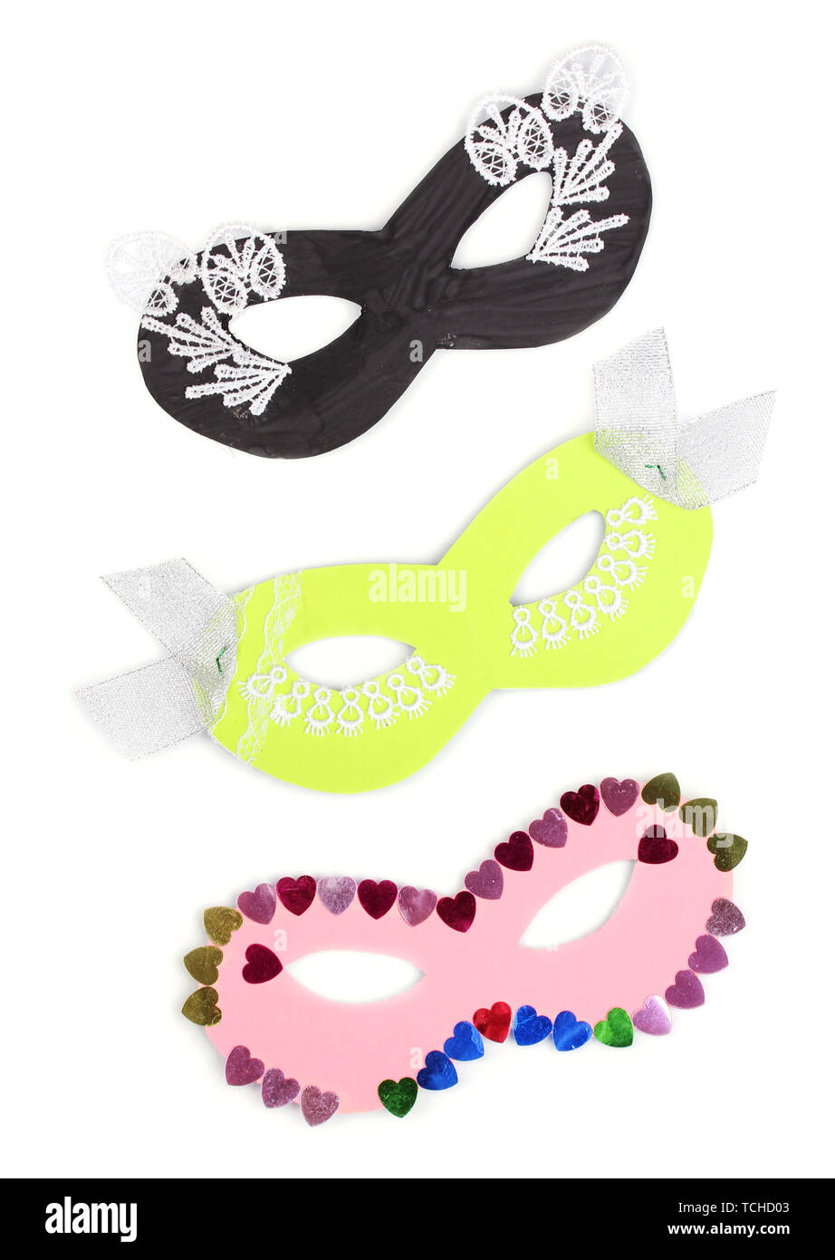 Color mask isolated on white Stock Photo - Alamy