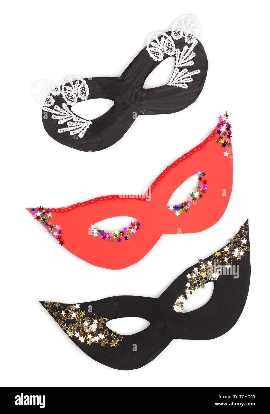 Color mask isolated on white Stock Photo - Alamy