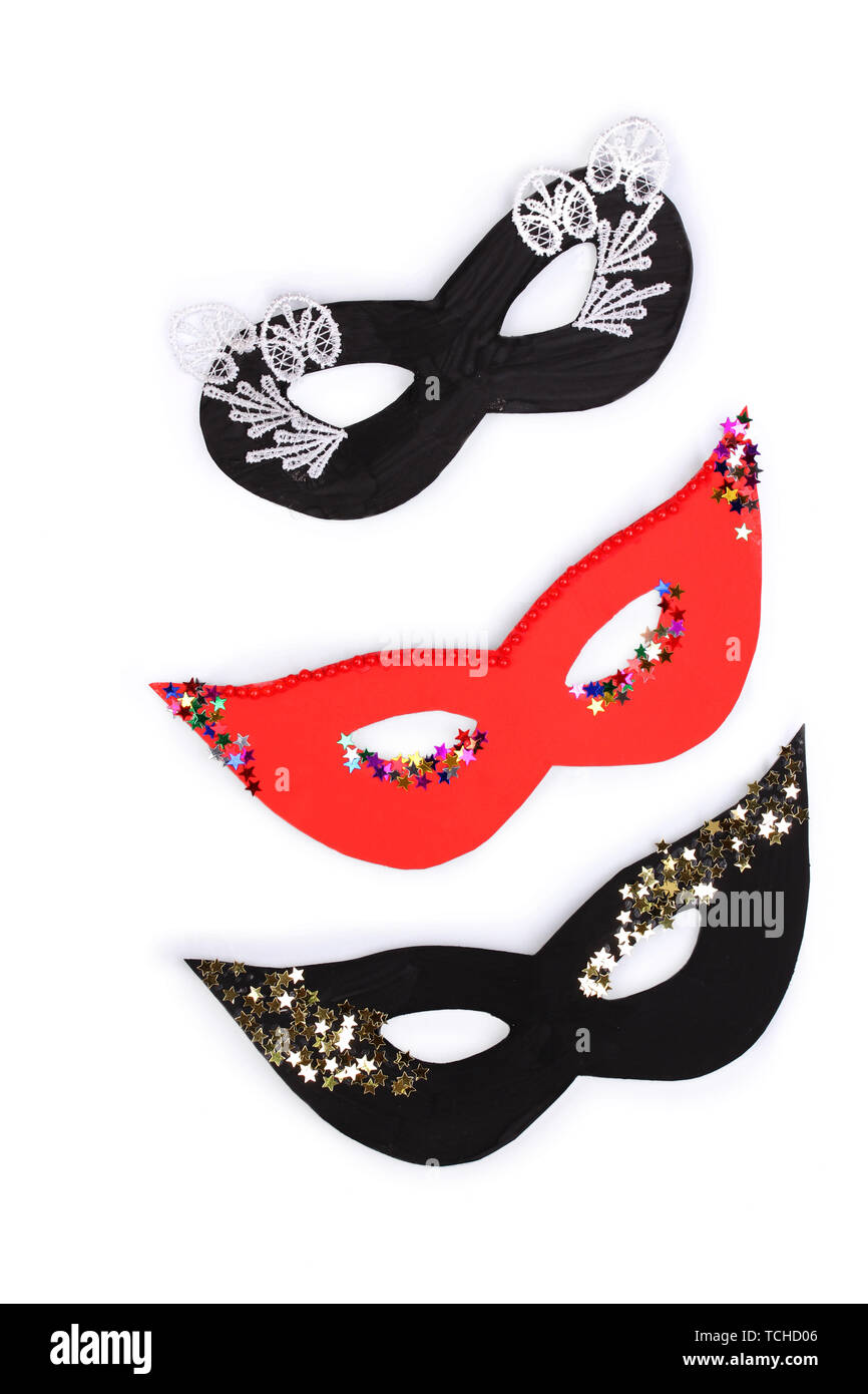 Color mask isolated on white Stock Photo - Alamy