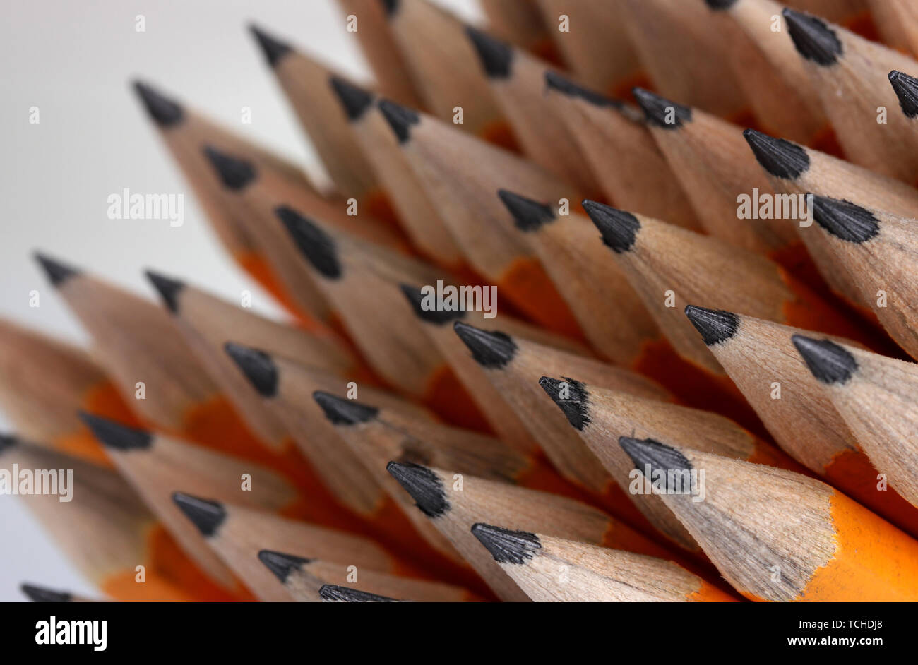 lead pencils isolated on white Stock Photo - Alamy