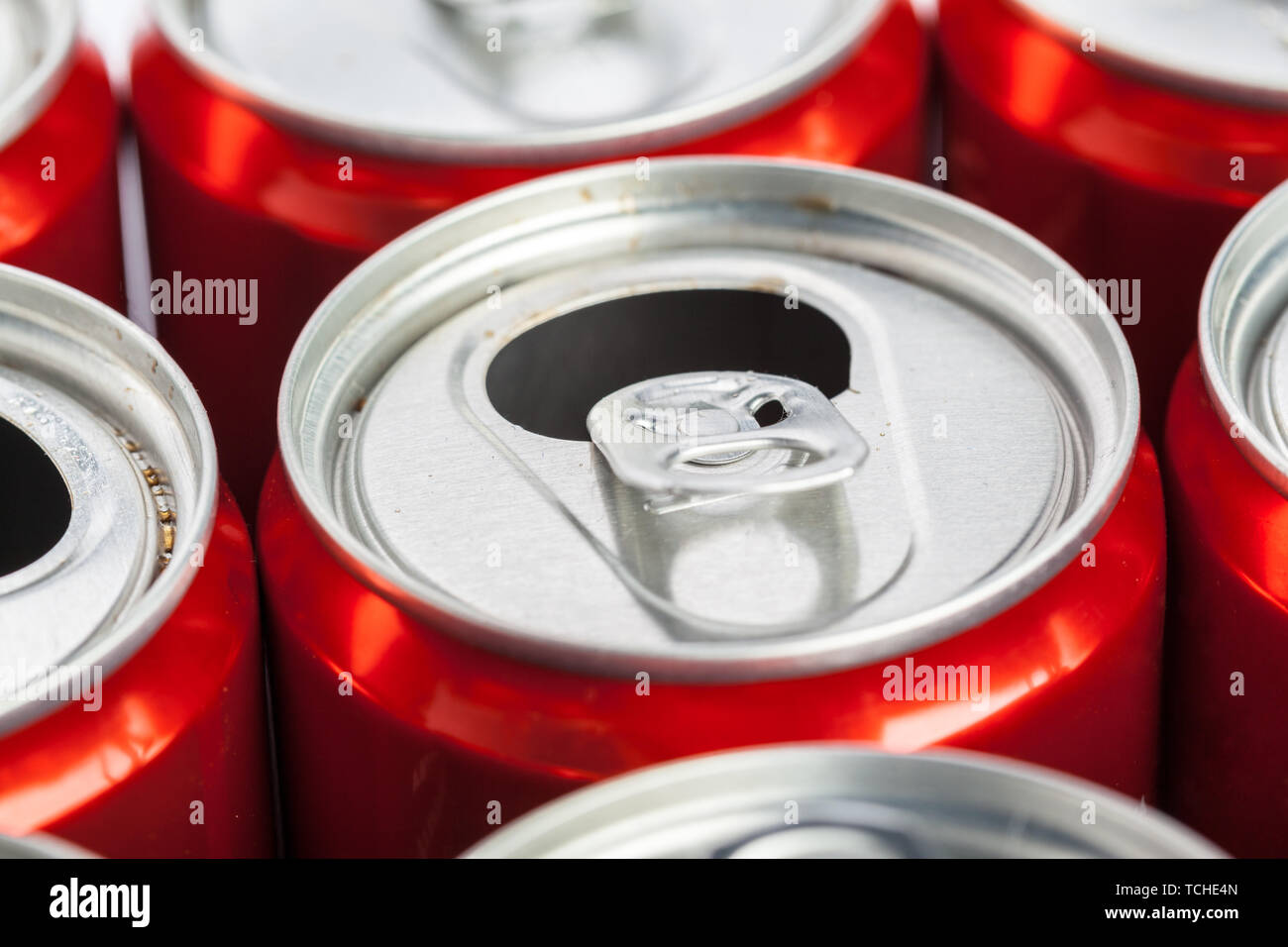 Empty recycle cans Stock Photo - Alamy