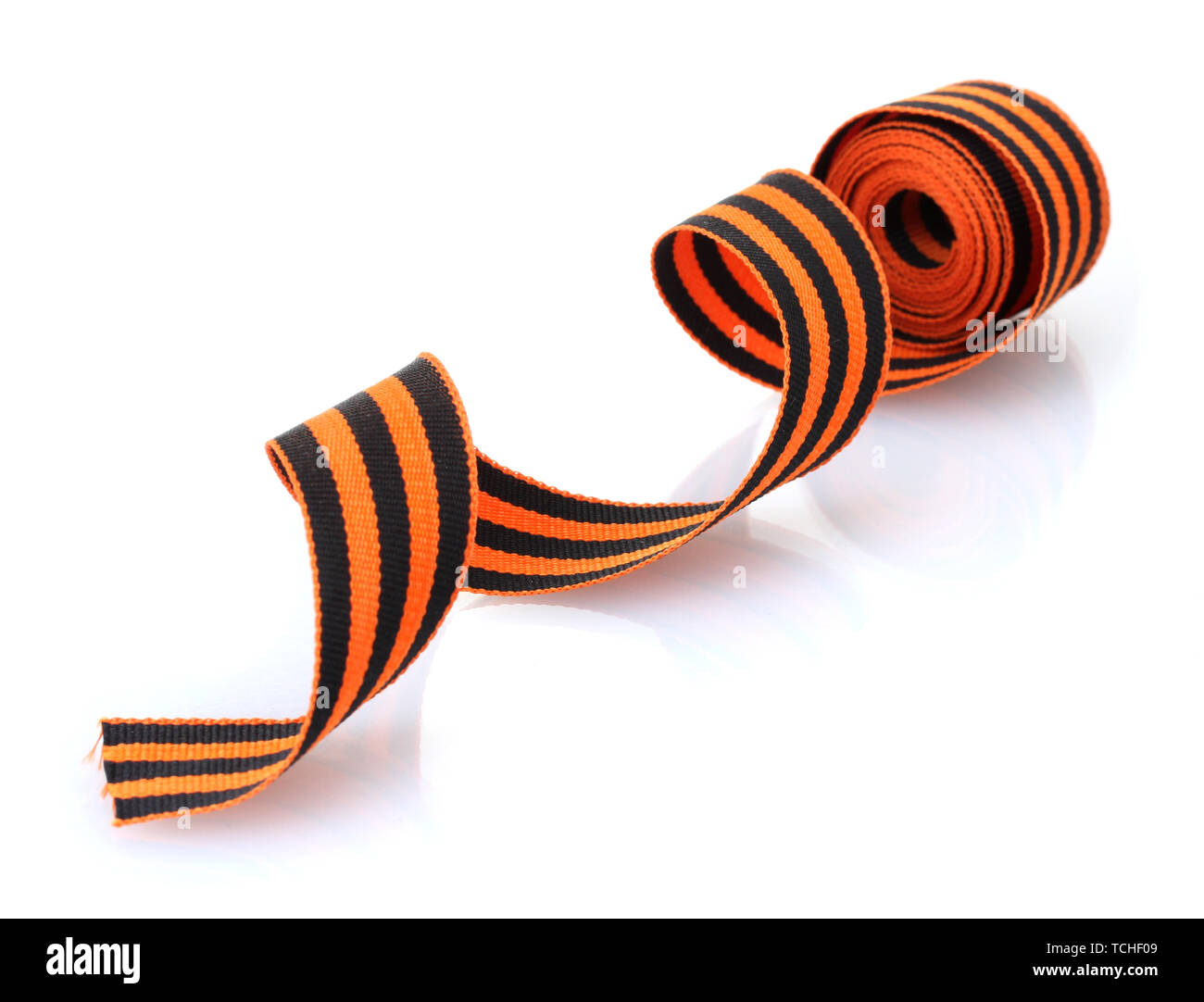 St. George ribbon isolated on white Stock Photo - Alamy