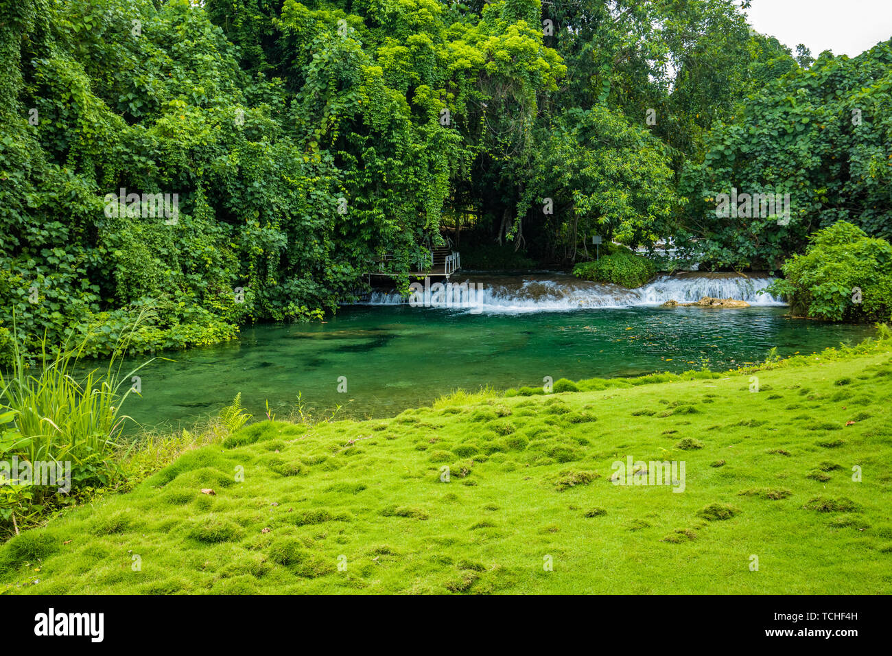 Rarru Rentapao Cascades, Waterfall and the River, Teouma village, Efate ...