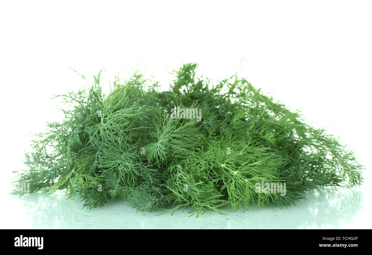 dill isolated on white Stock Photo - Alamy