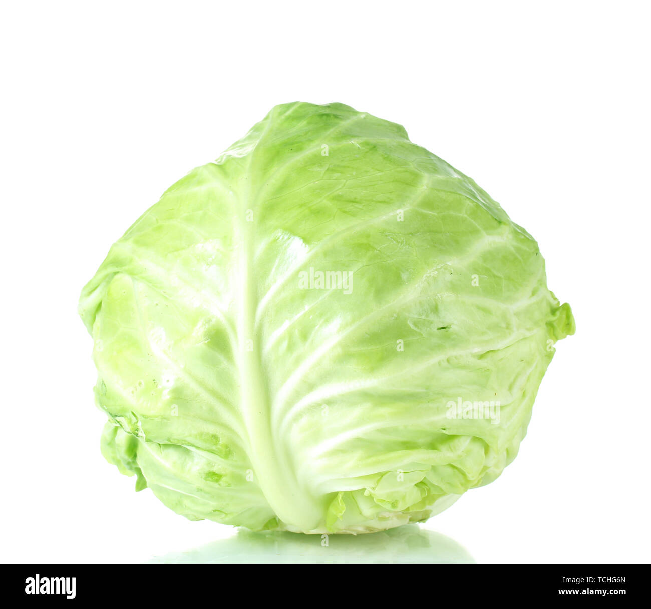 Cabbage isolated on white Stock Photo - Alamy