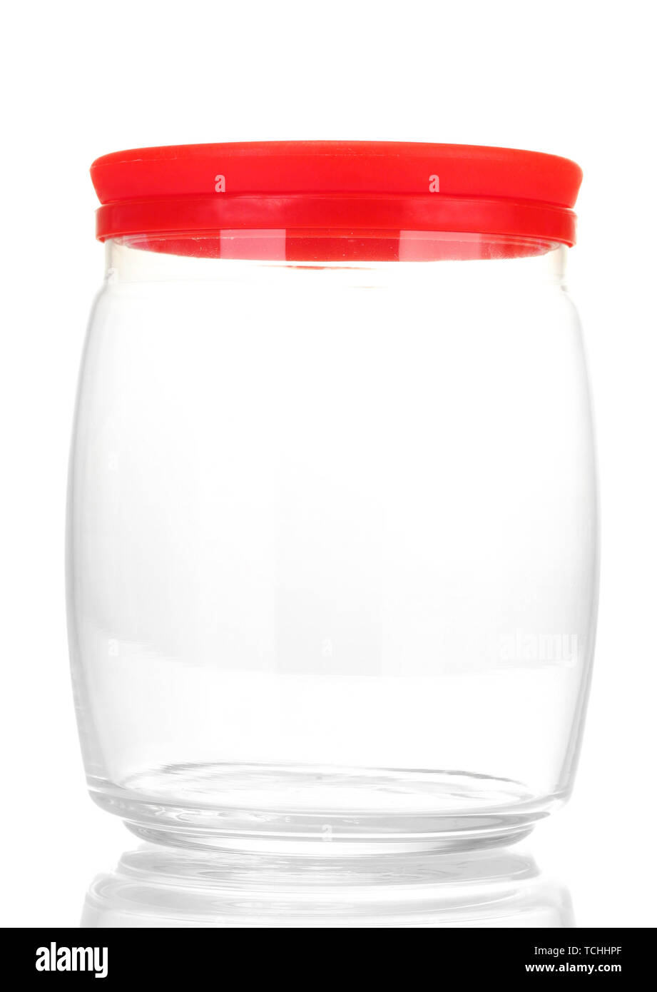 bright empty jar isolated on white Stock Photo - Alamy