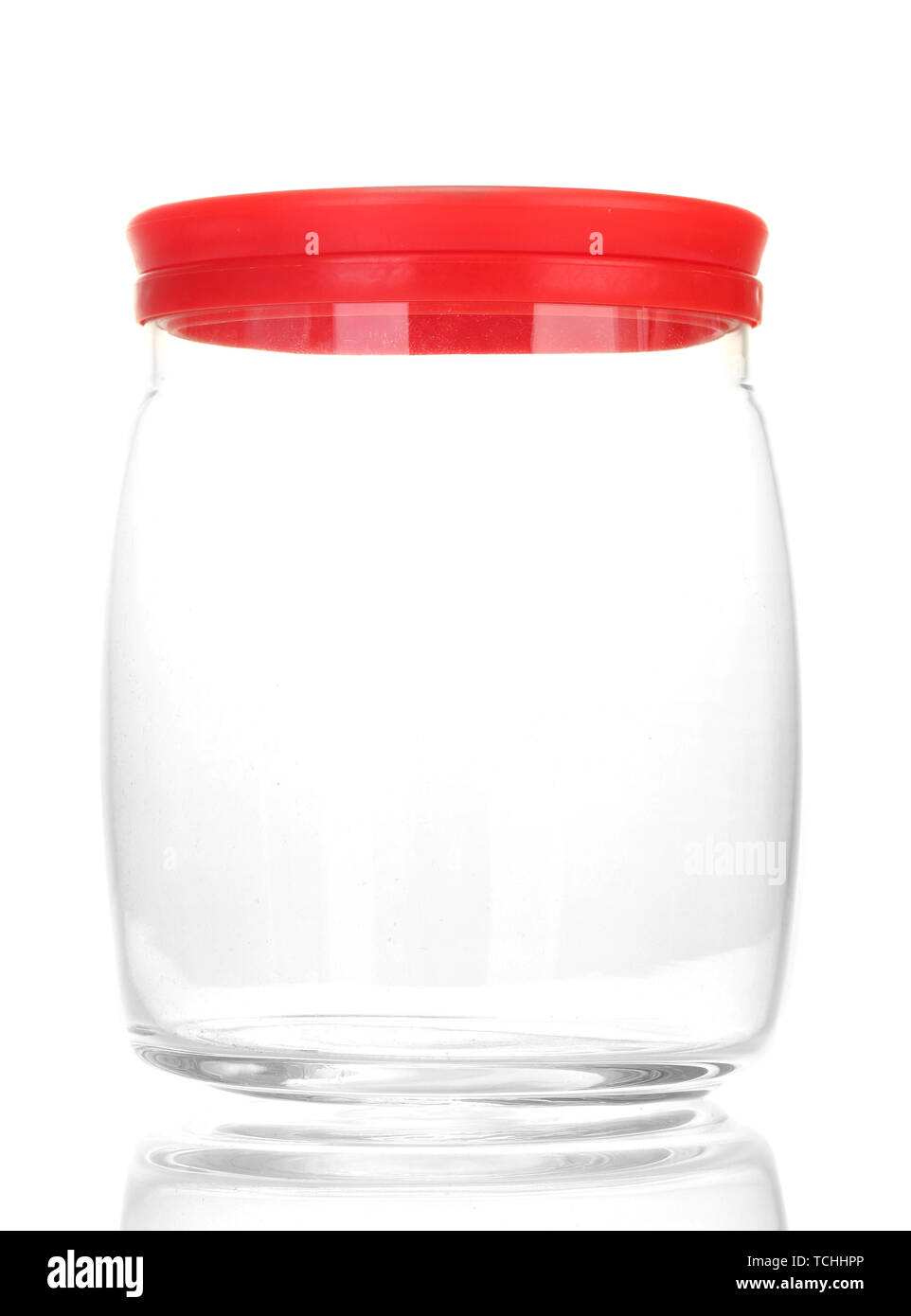bright empty jar isolated on white Stock Photo - Alamy