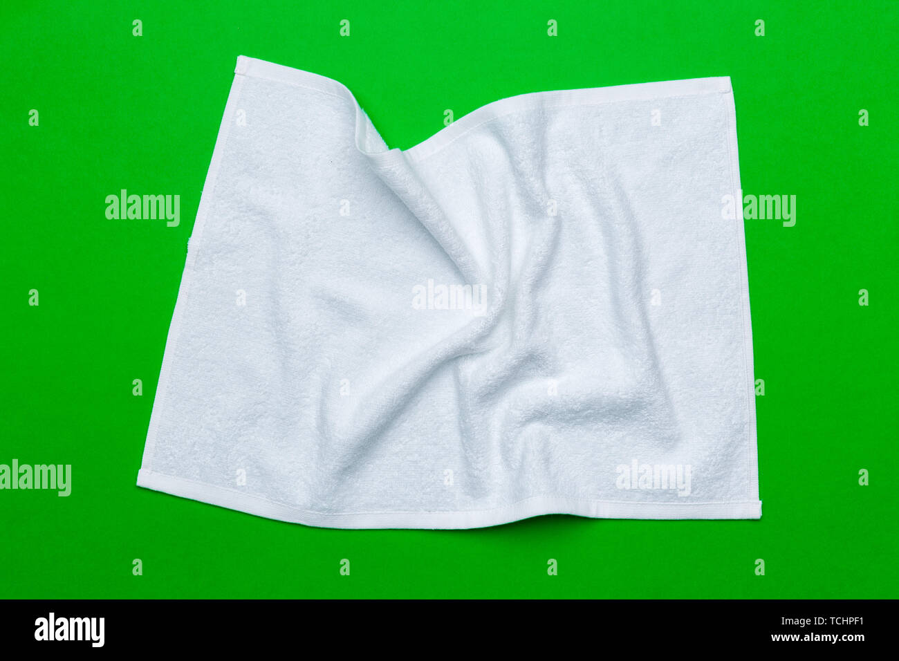 spa towels, top view Stock Photo - Alamy