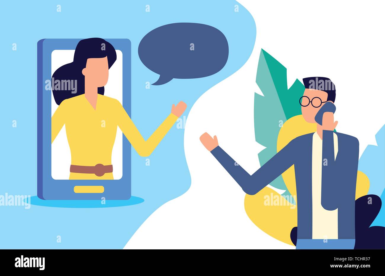 people talking bubble Stock Vector Image & Art - Alamy