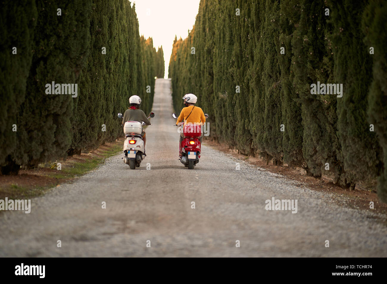 Woman riding on back motorcycle hi-res stock photography and images - Alamy