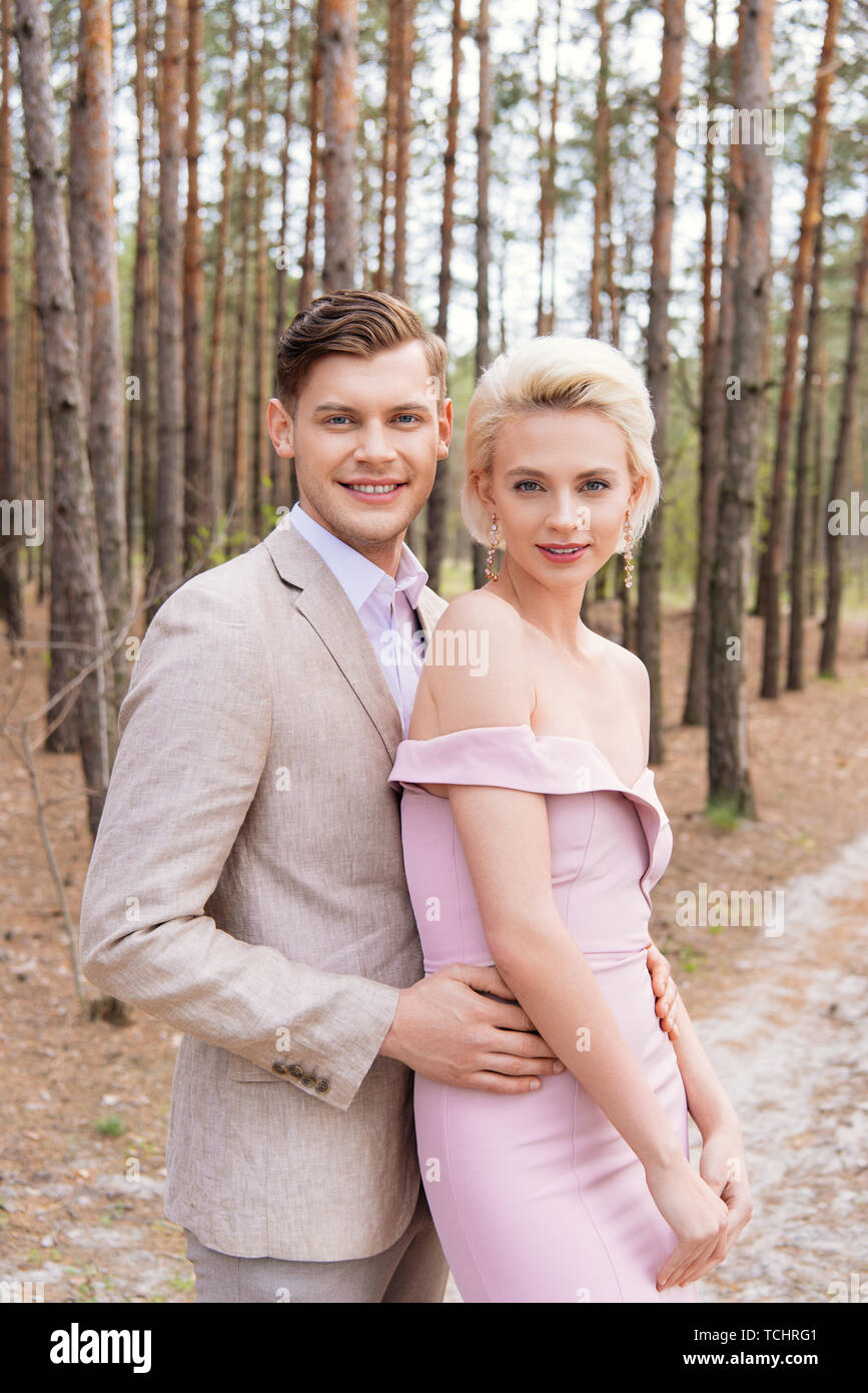 Woman smile together happy bridegroom hi-res stock photography and ...