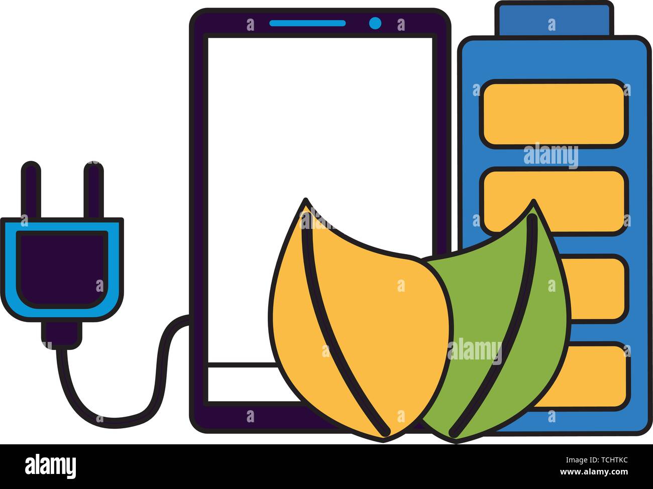 Eco friendly device Stock Vector Images - Alamy