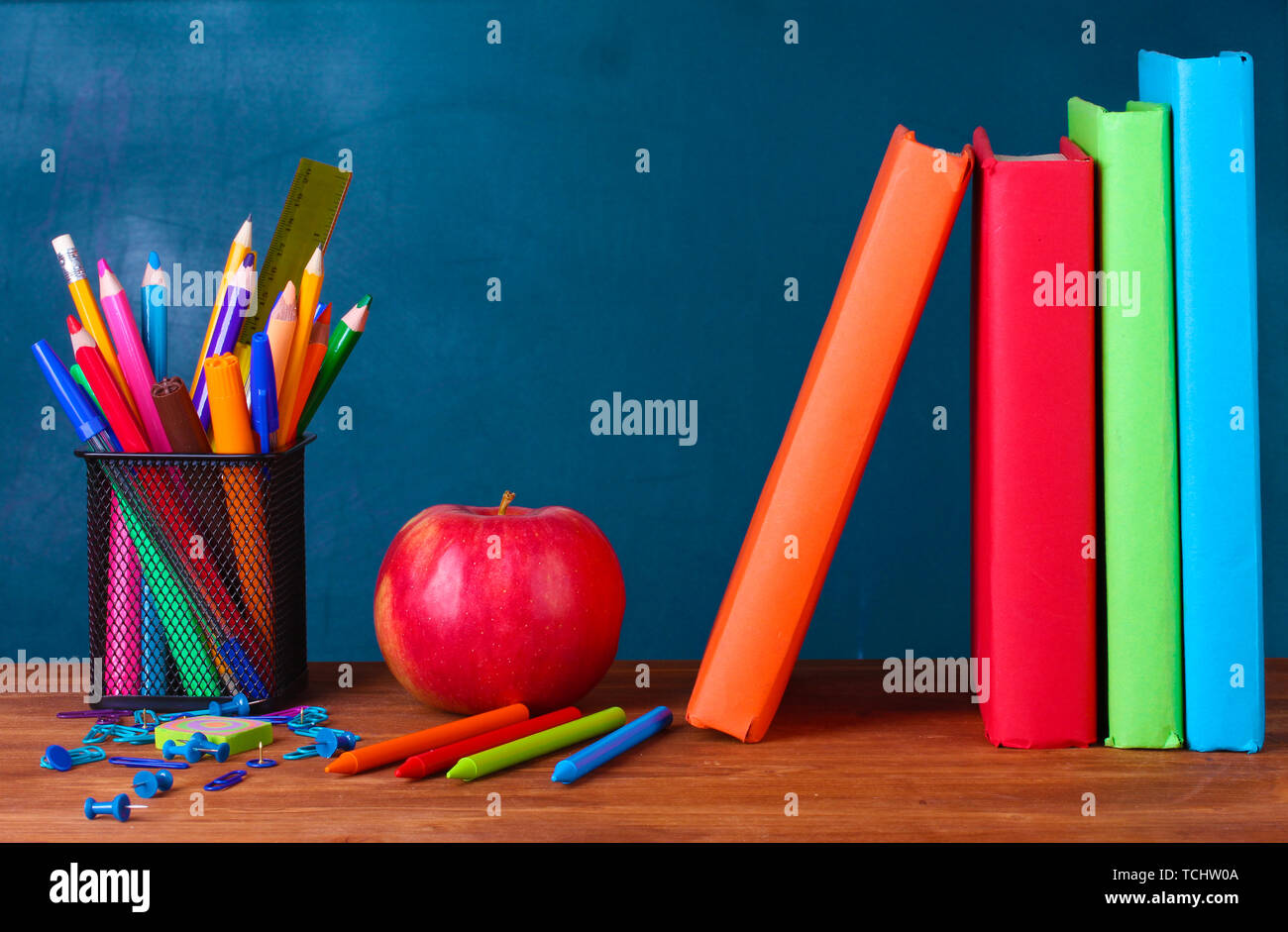 Teachers Desk With Apple