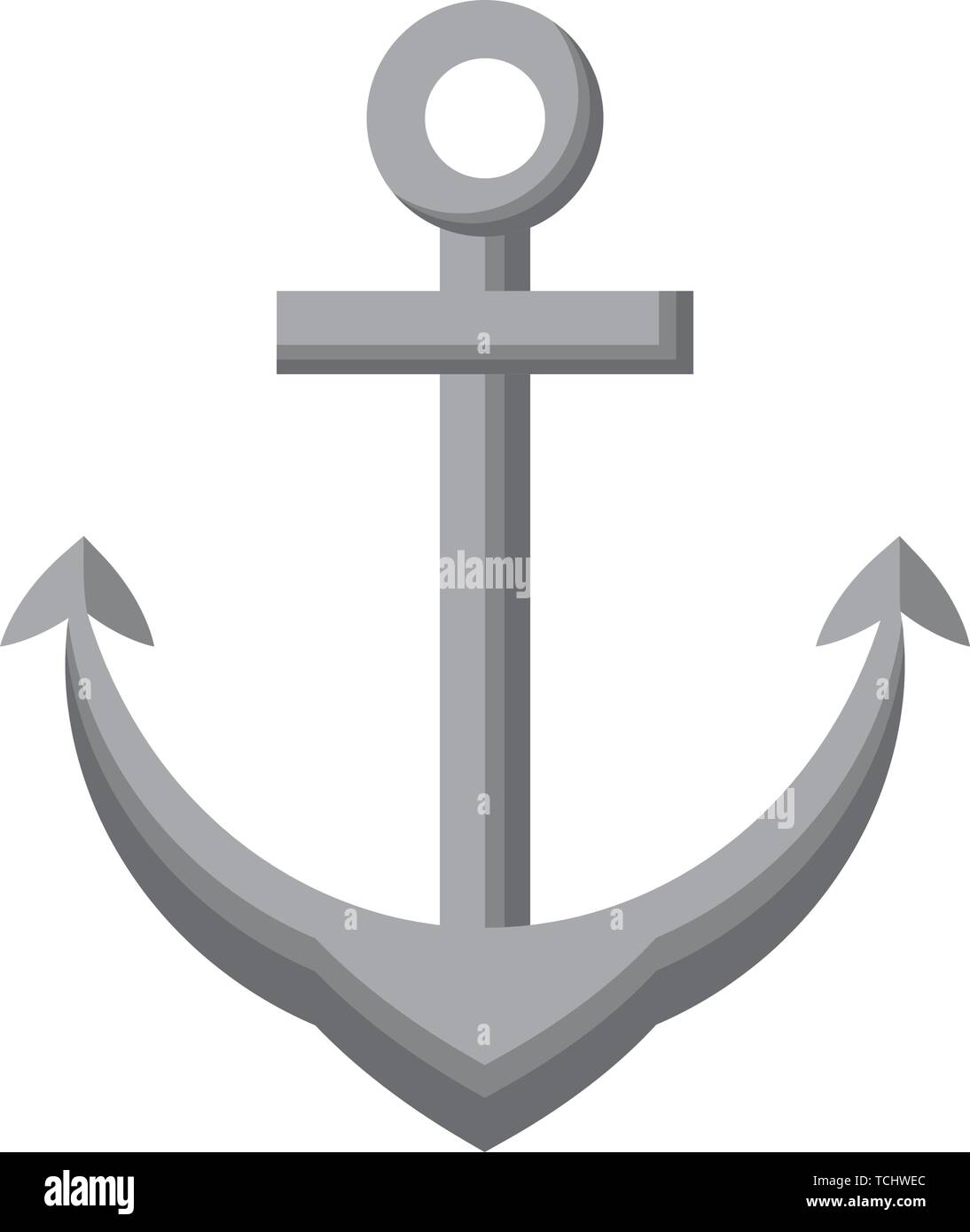 anchor marine nautical symbol Stock Vector Image & Art - Alamy