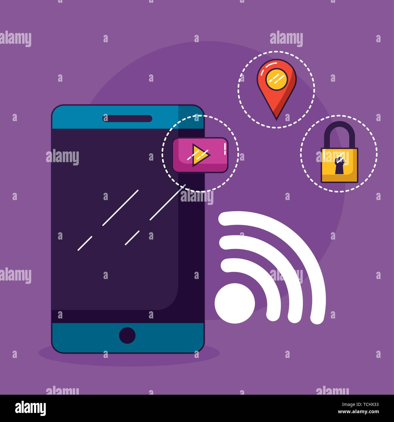 wifi free connection Stock Vector Image & Art - Alamy