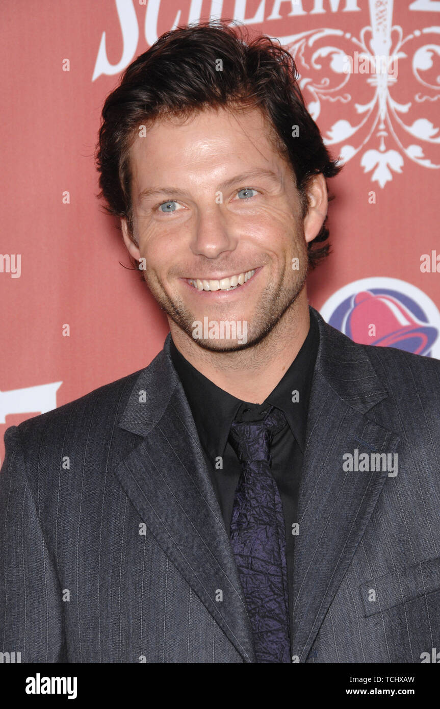 LOS ANGELES, CA. October 20, 2007: Jamie Bamber at Spike TV's "Scream ...